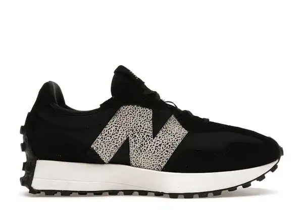 New Balance 327 Leopard Sneakers - Black/Sea Salt | Editorialist